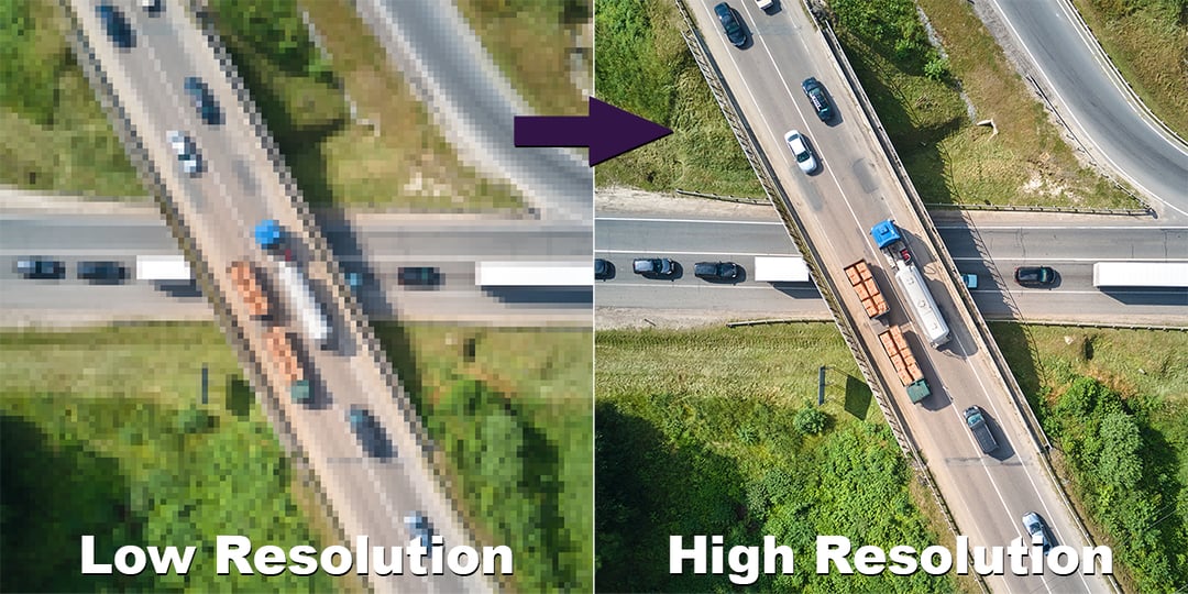 How much resolution for industrial imaging